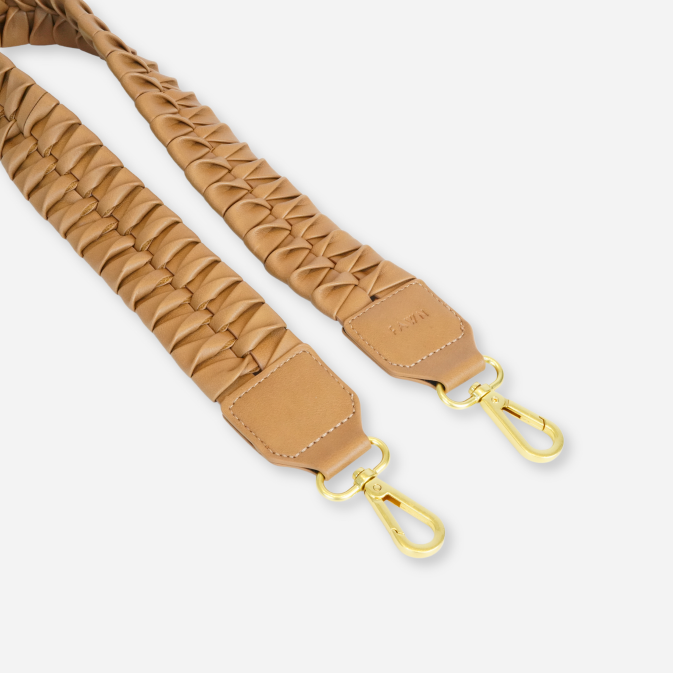 The Fishtail Braid Strap Short - Tan – Fawn Design
