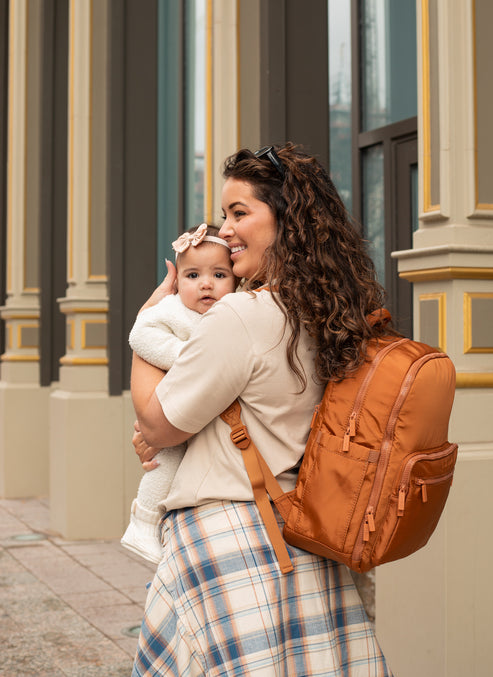 The Nylon Diaper Pack - Brown – Fawn Design