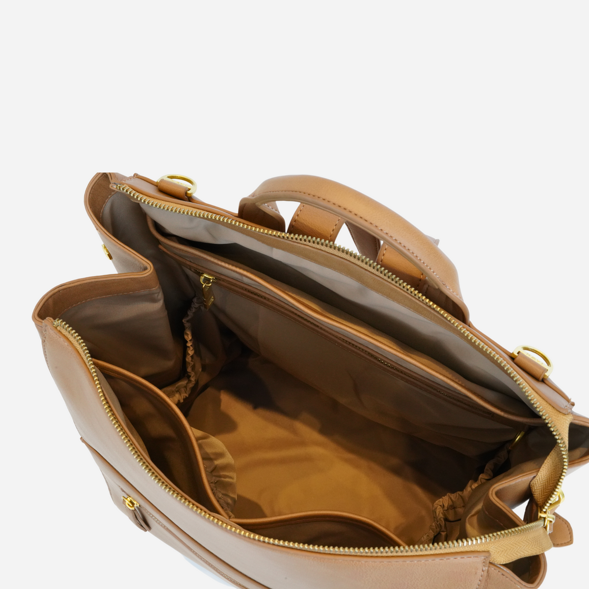 The Square Diaper Bag - Tan