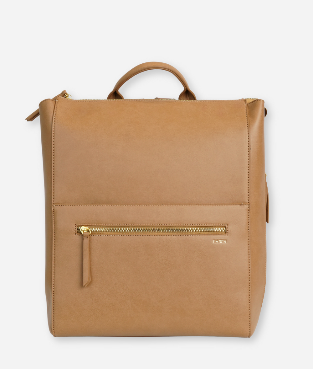 The Square Diaper Bag - Tan