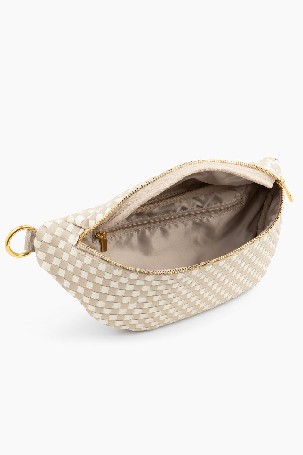 The Fawny Pack - Woven Beige/White – Fawn Design