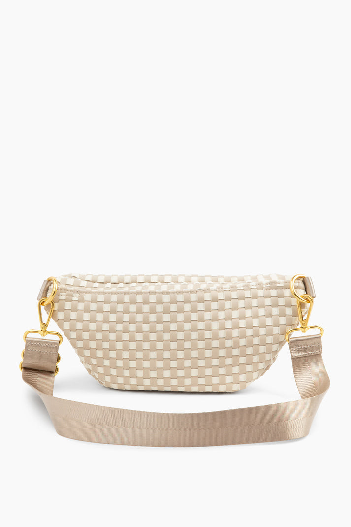 The Fawny Pack - Woven Beige/White – Fawn Design