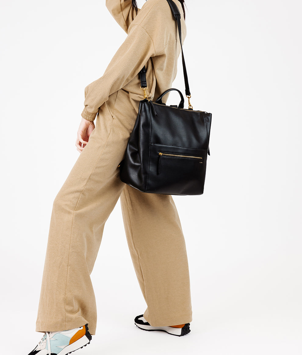 The Square Diaper Bag - Black – Fawn Design